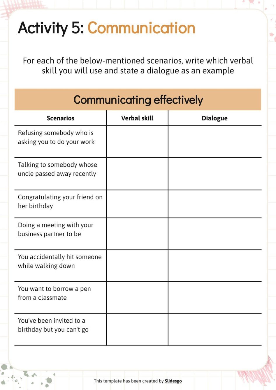 Modelo Dombi planilhas verticais estilo caderno de desenho