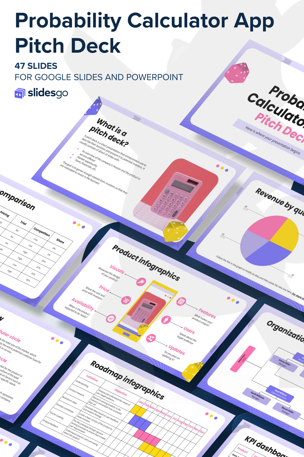 Probability Calculator App Pitch Deck | Google Slides