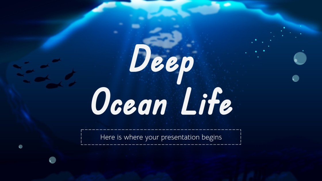 Deep Ocean Life | Google Slides & PowerPoint template
