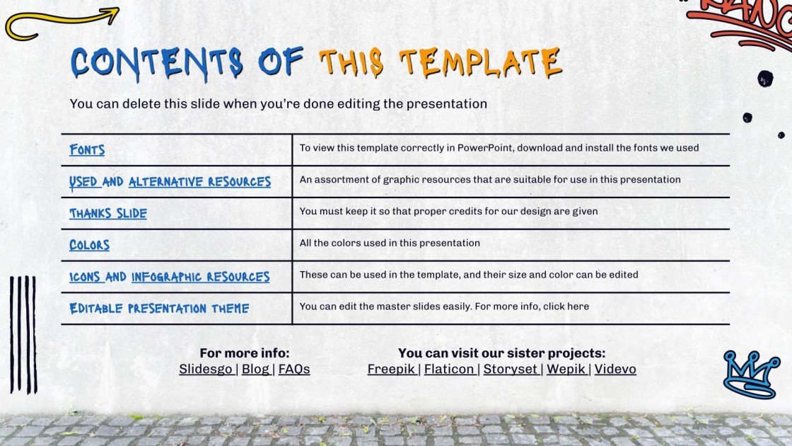 Graffiti Style Theme | Google Slides & PowerPoint
