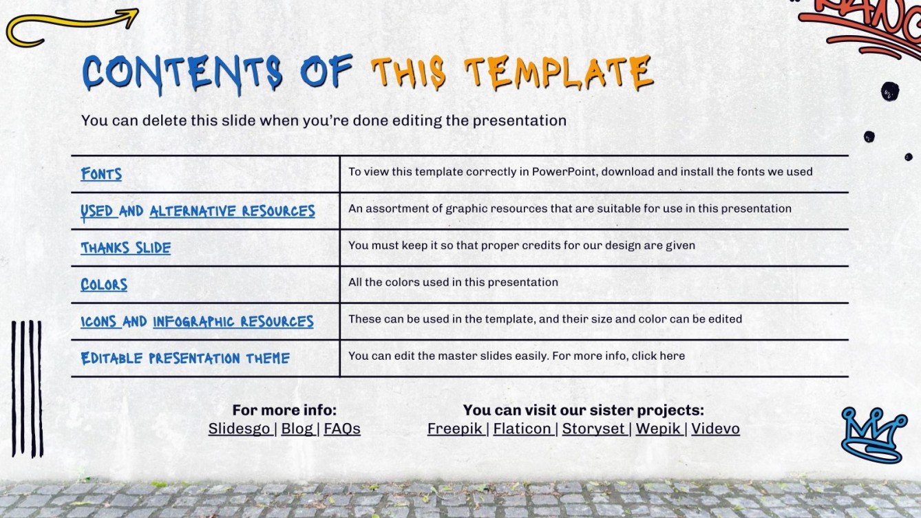 Graffiti Style Theme | Google Slides & PowerPoint