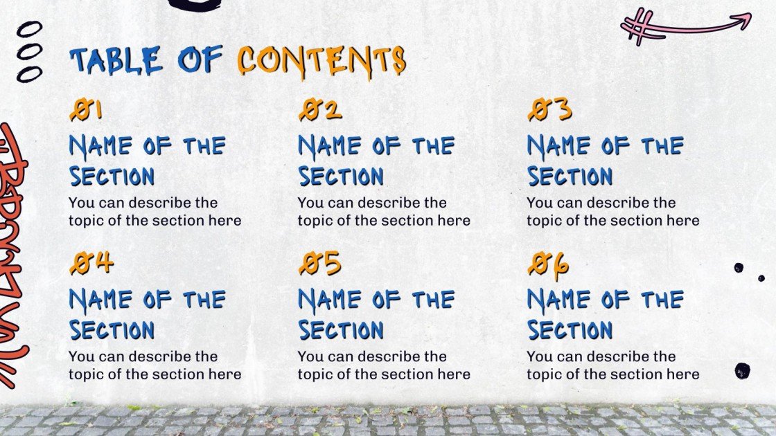 Graffiti Style Theme | Google Slides & PowerPoint