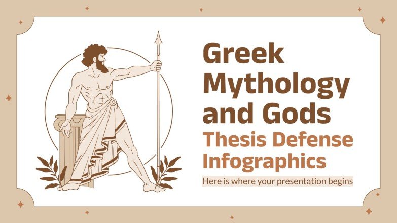 Greek Mythology and Gods Thesis Defense Infographics