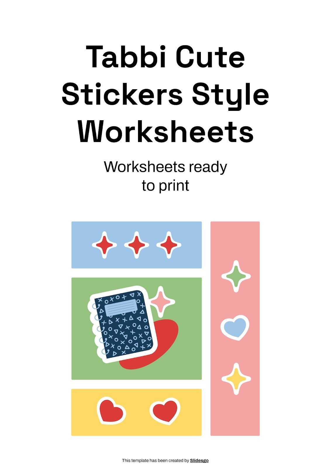 Cute Stickers Style Worksheets - Daily Learning: Behavior