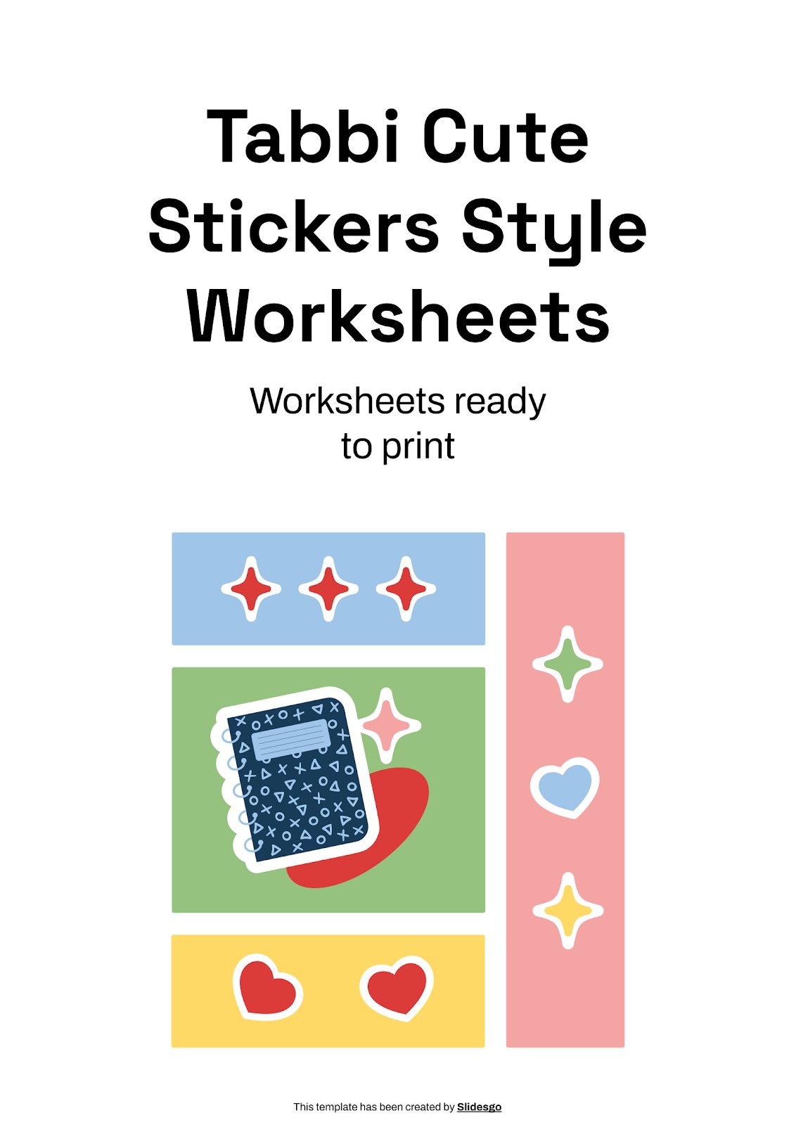 Cute Stickers Style Worksheets - Daily Learning: Behavior