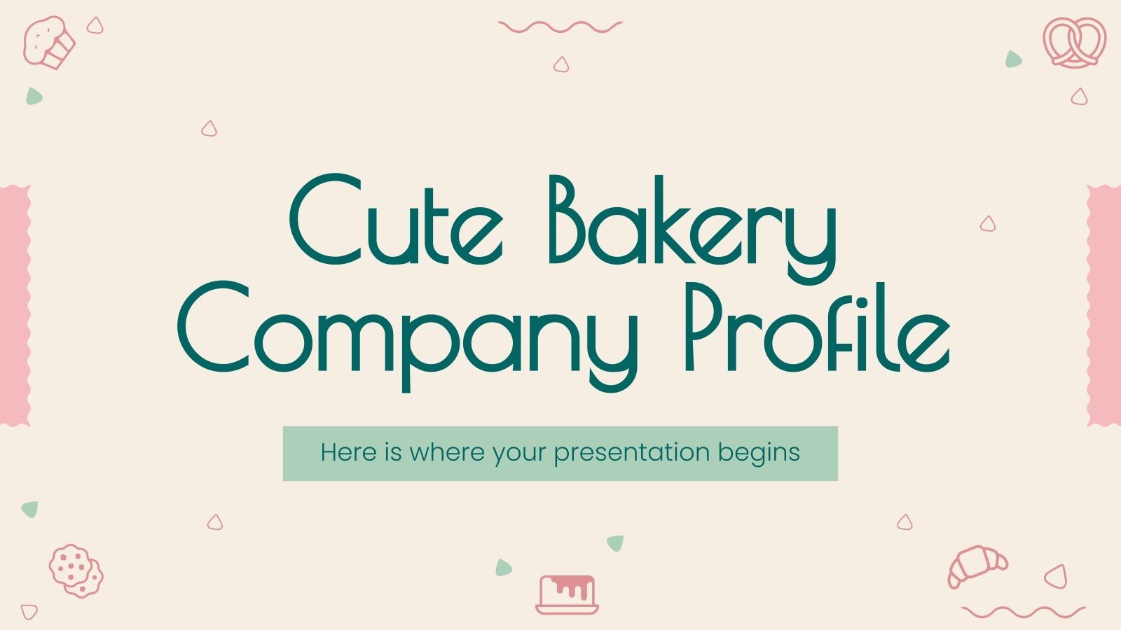 Cute Bakery Company Profile | Google Slides & PowerPoint