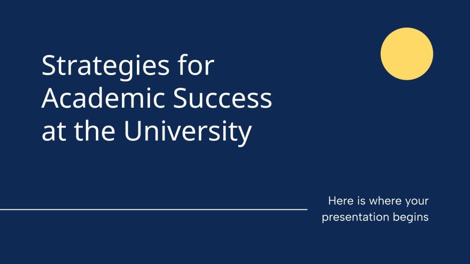 Strategies for Academic Success at the University