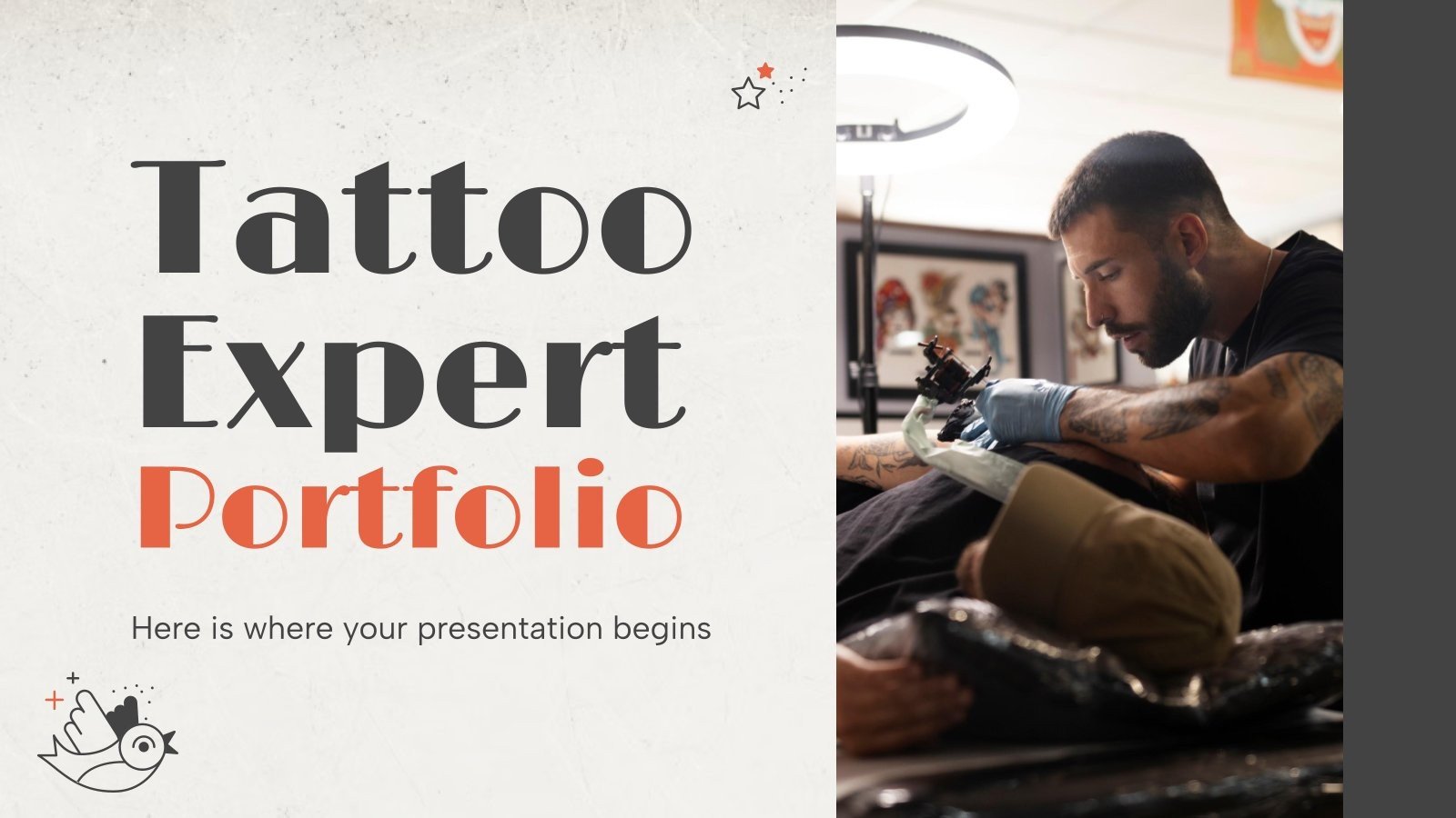Free Tattoo-themed templates for Google Slides & PowerPoint