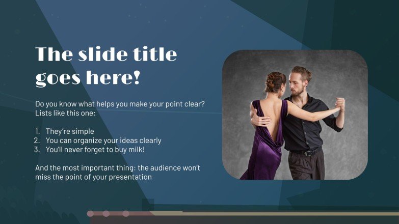 Tango Dance Workshop | Google Slides & PowerPoint
