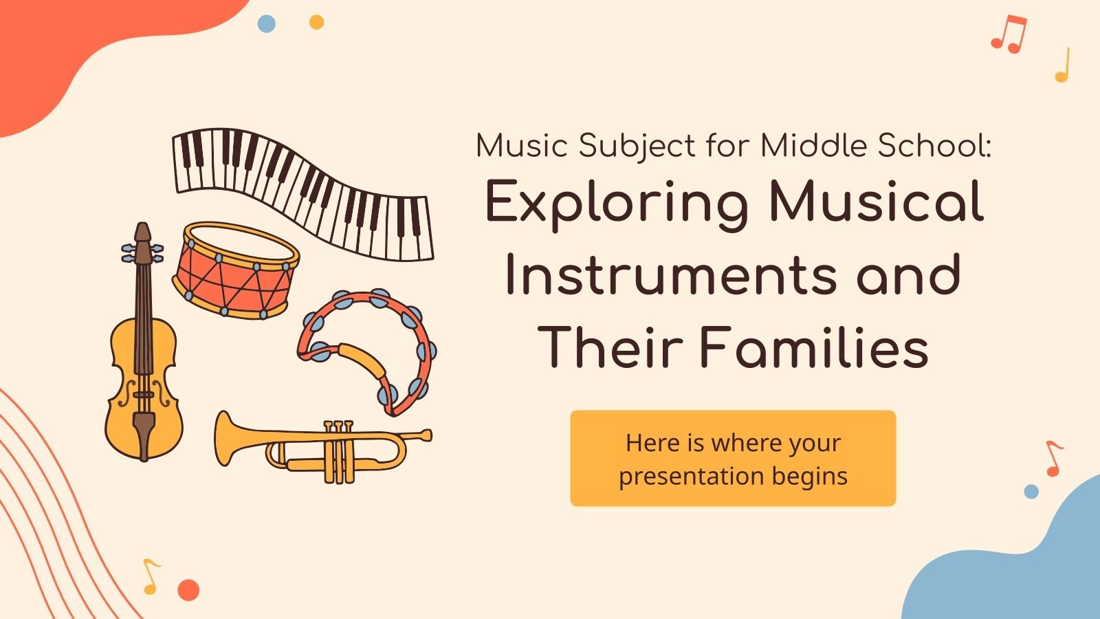Music: Exploring Musical Instruments and Their Families