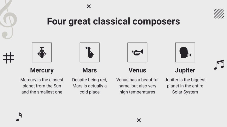 Music Lesson: Classical Music Composers | Google Slides