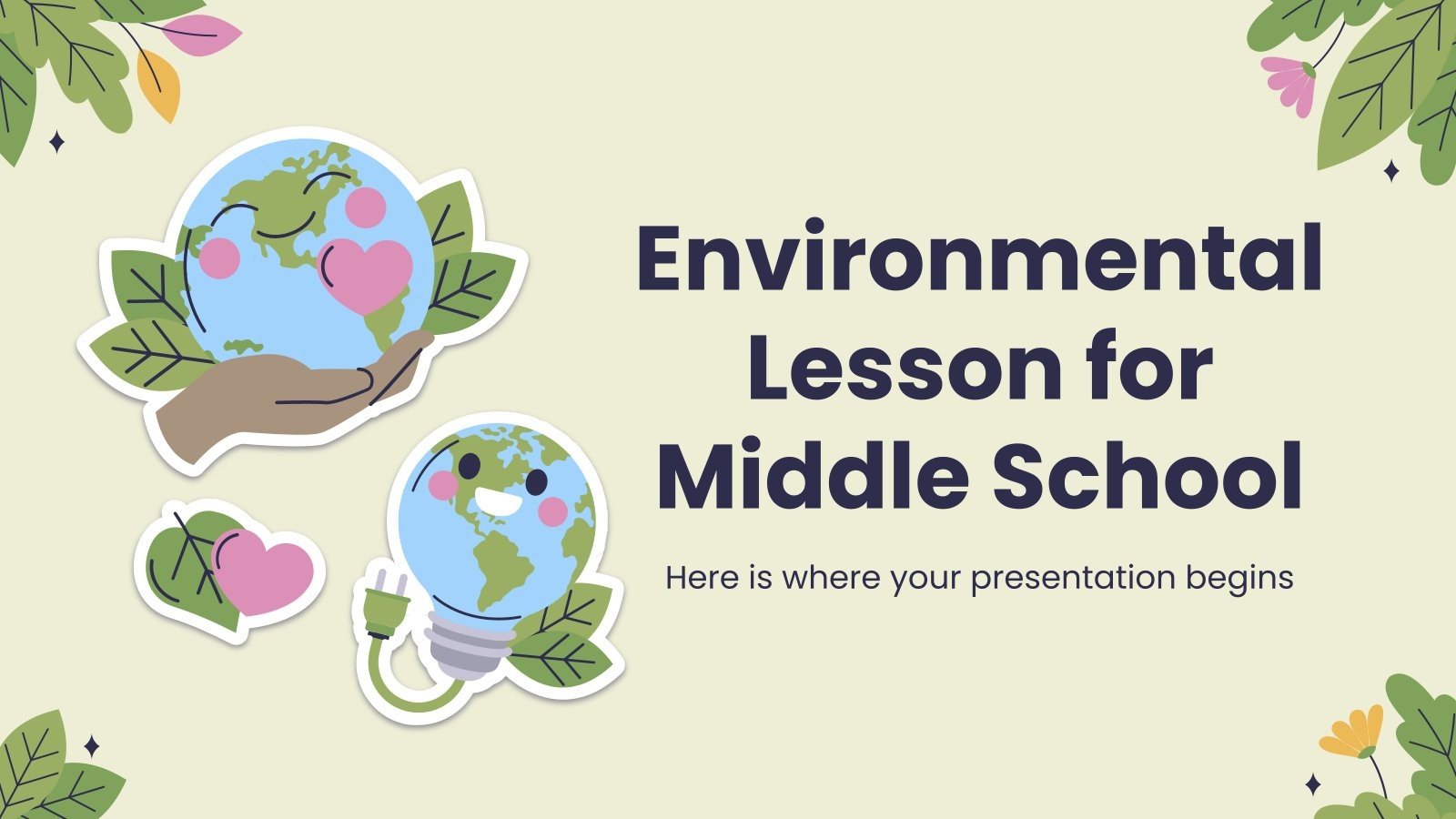 Environmental Lesson for Middle School | Google Slides