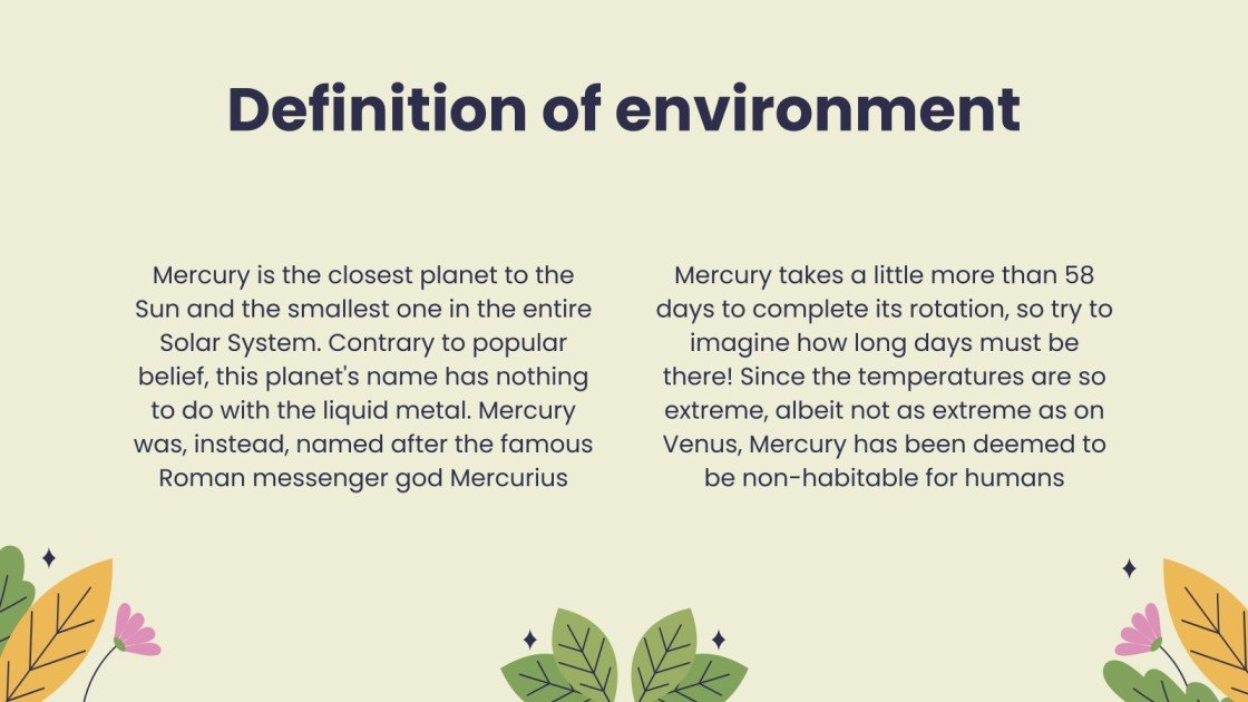 Environmental Lesson for Middle School | Google Slides