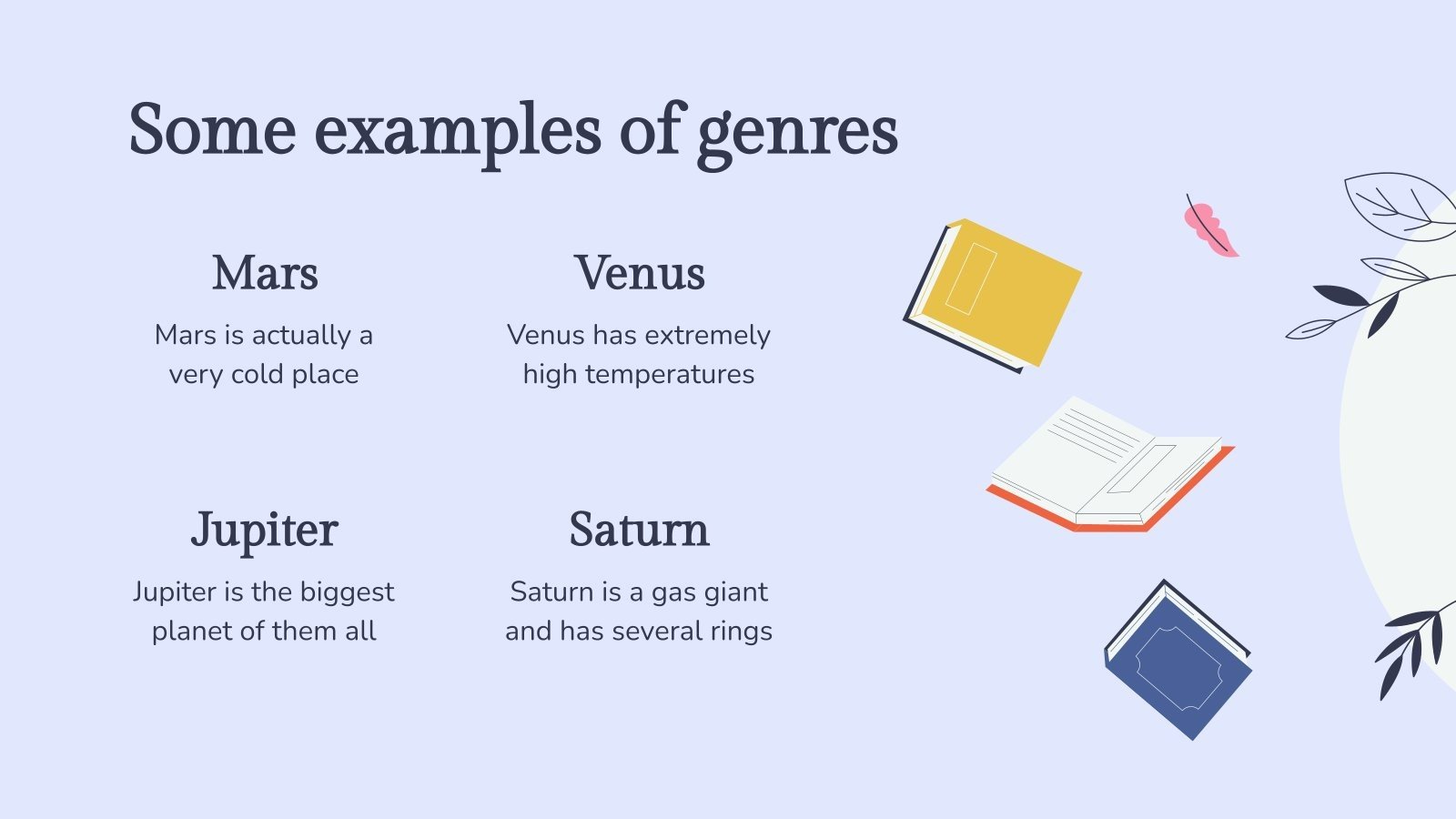 Exploring Literary Genres for High School | Google Slides