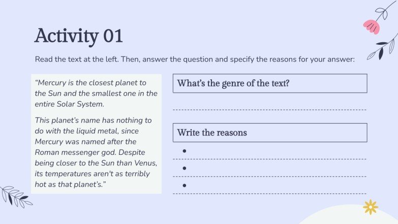 Exploring Literary Genres for High School | Google Slides