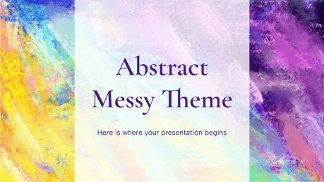 Abstract Messy Theme | Google Slides & PowerPoint