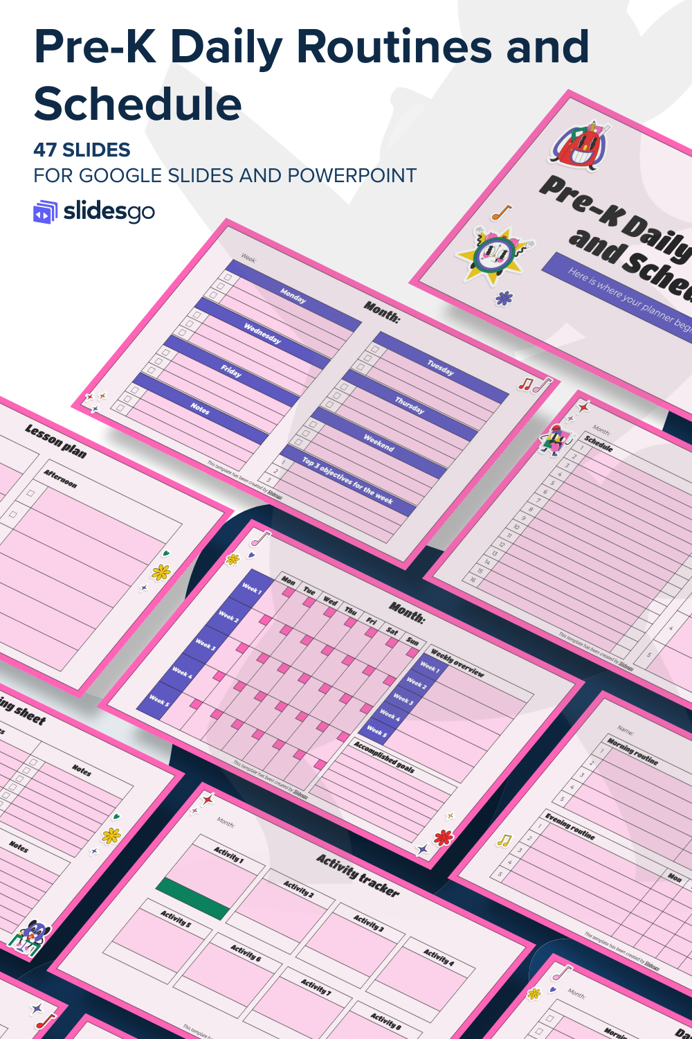 Pre-K Daily Routines and Schedule | Google Slides & PPT