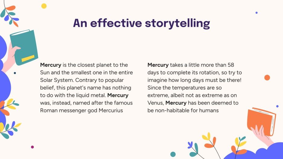 Middle School: Elements of Storytelling | Google Slides