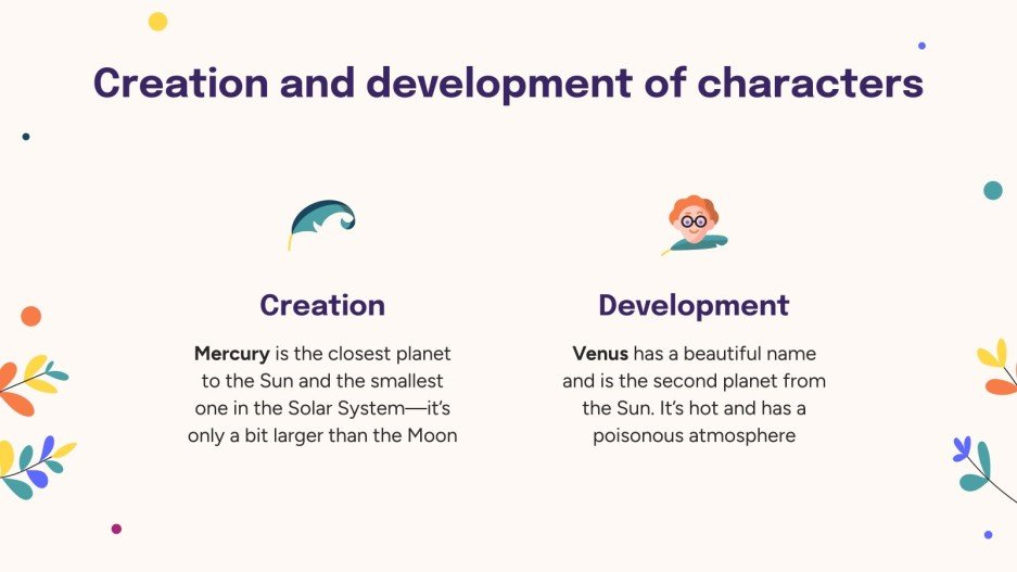 Middle School: Elements of Storytelling | Google Slides