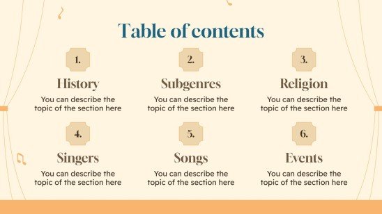 Tudo sobre música gospel | Google Slides e PowerPoint