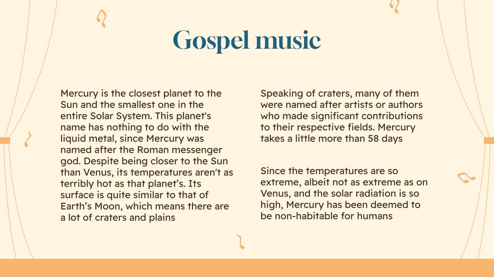 Tudo sobre música gospel | Google Slides e PowerPoint