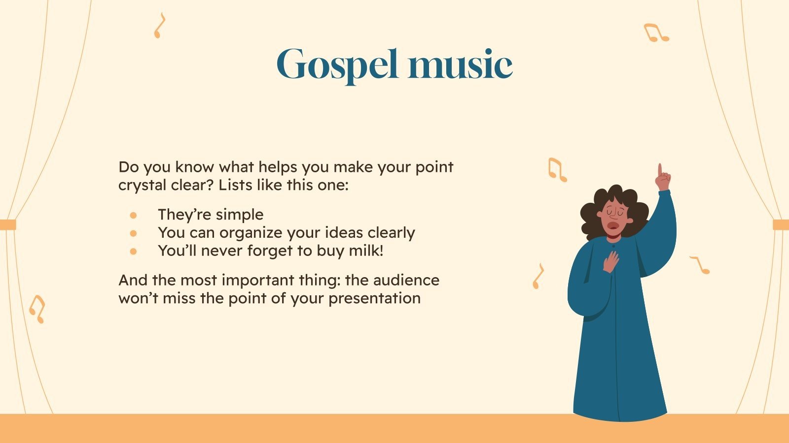 Tudo sobre música gospel | Google Slides e PowerPoint