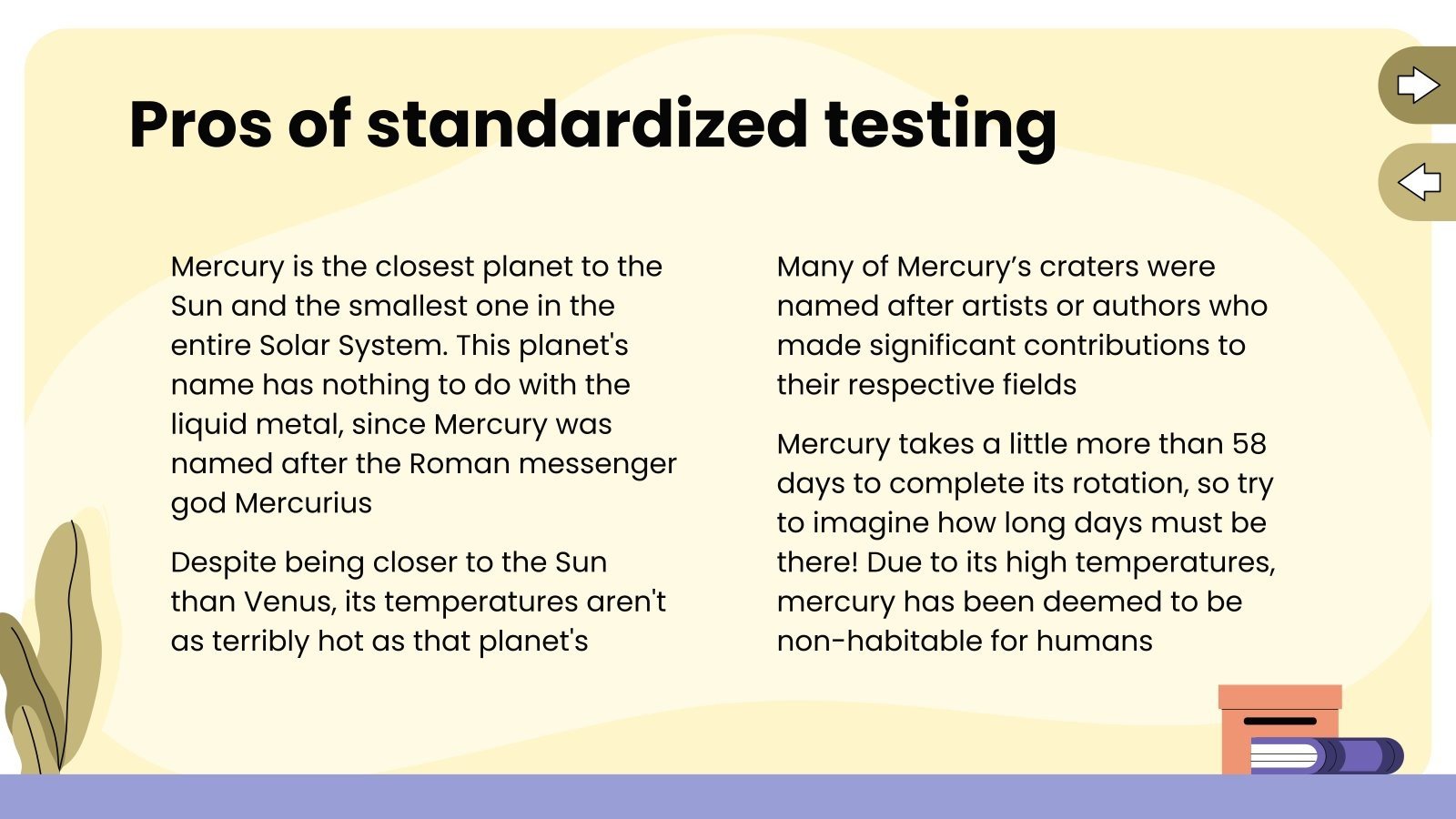 The Pros and Cons of Standardized Testing | Google Slides