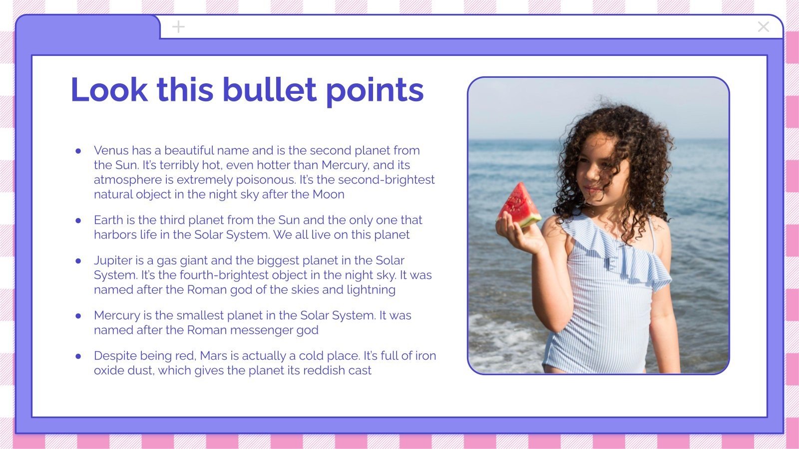 Webys Cute Interface Style Subject Presentation