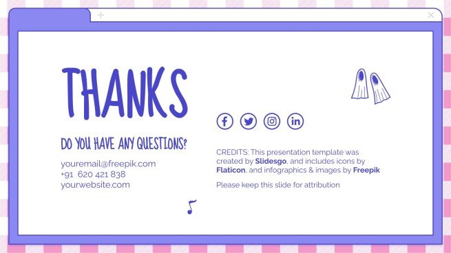 Plantilla Webys presentación de asignatura estilo interfaz