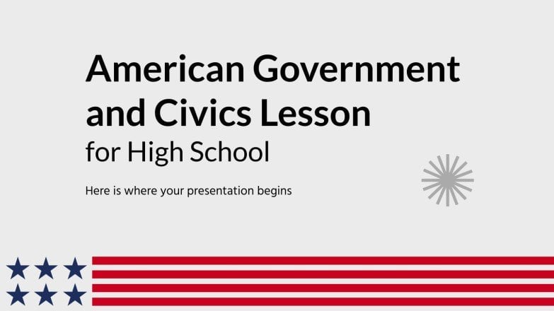American Government and Civics Lesson for High School