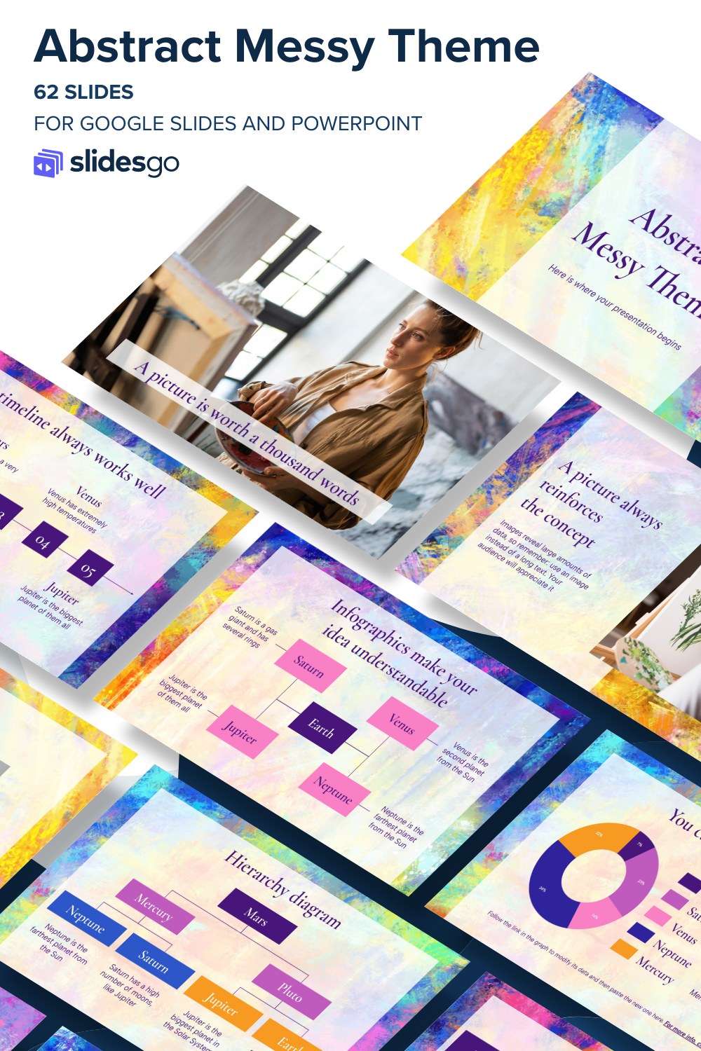 Abstract Messy Theme | Google Slides & PowerPoint