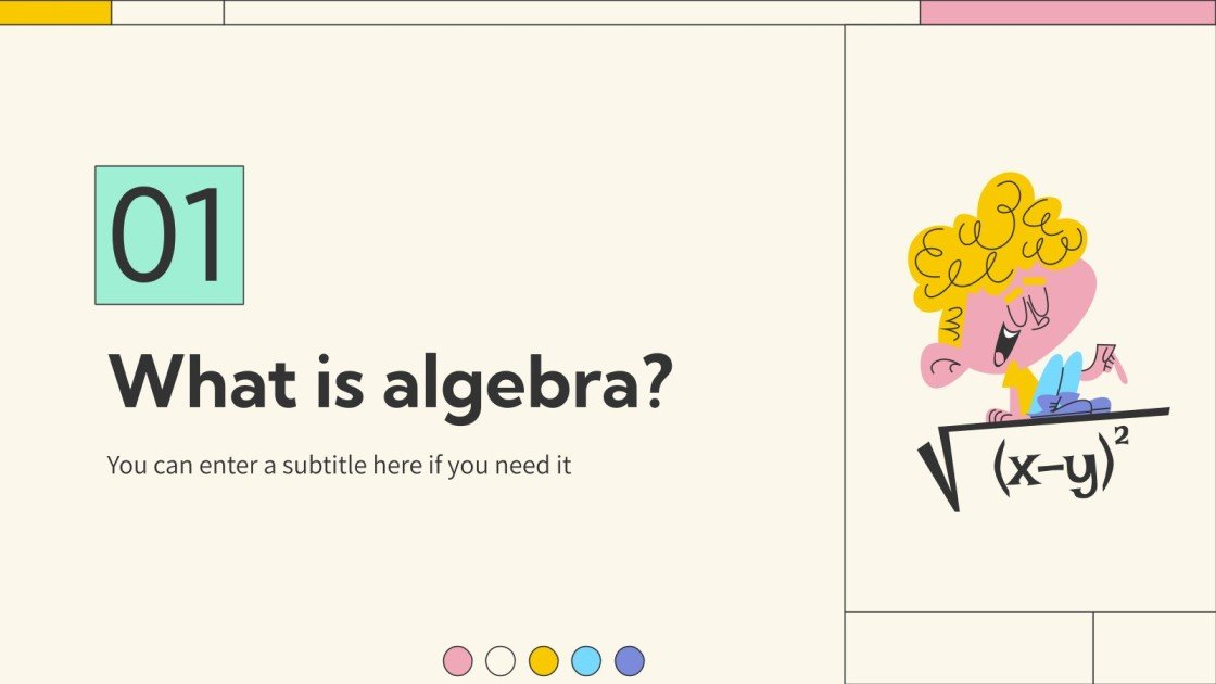 Math: Introduction to Algebraic Expressions and Equations