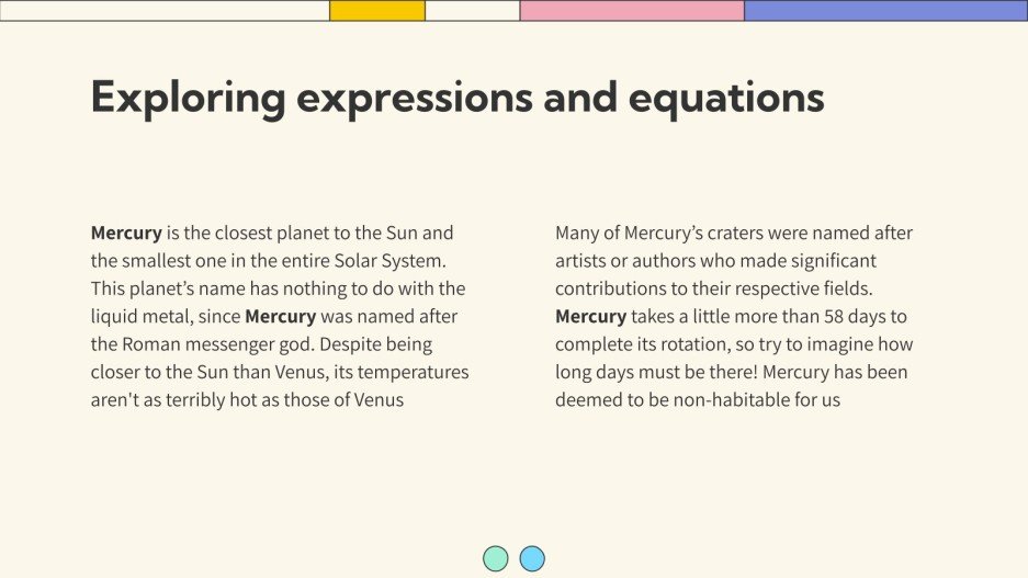 Math: Introduction to Algebraic Expressions and Equations
