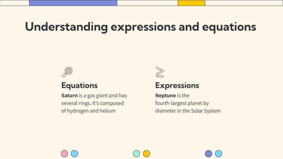 Math: Introduction to Algebraic Expressions and Equations