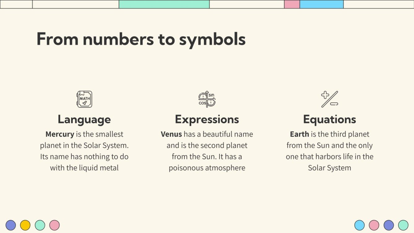 Math: Introduction to Algebraic Expressions and Equations