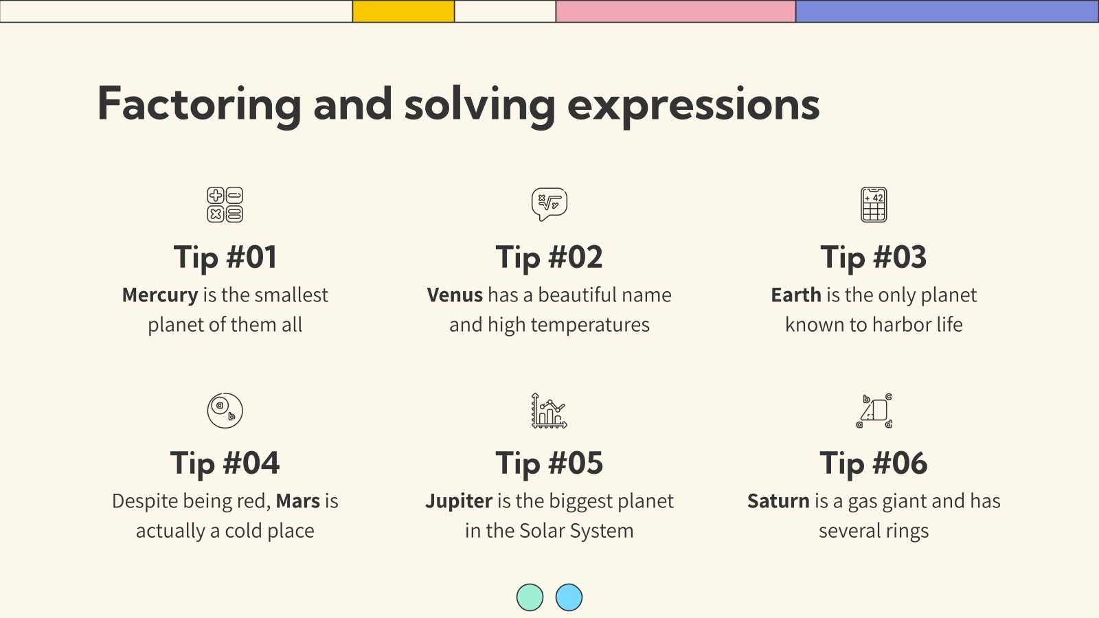 Math: Introduction to Algebraic Expressions and Equations
