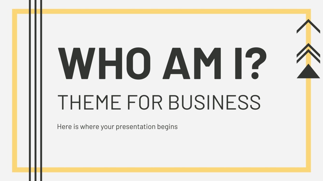 Plantillas gratis de Google Slides y PowerPoint para hablar de ti