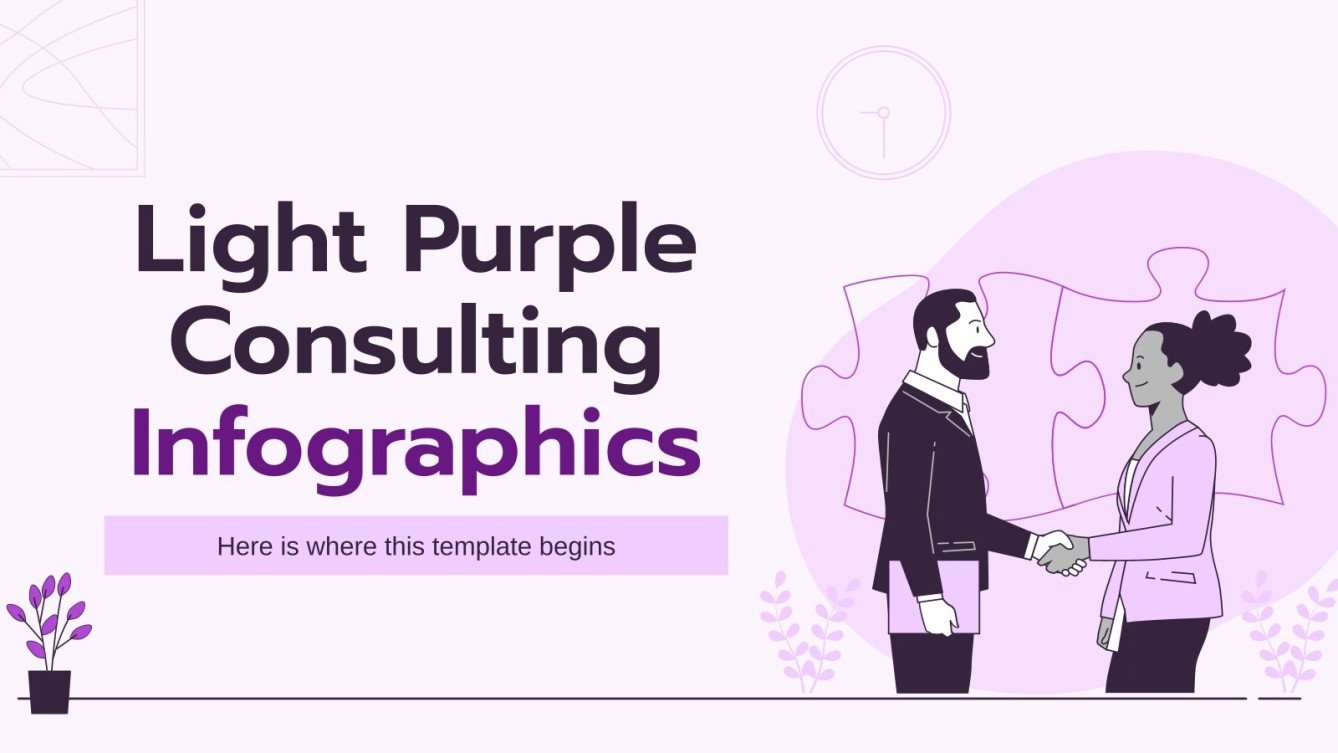 Light Purple Consulting Infographics | Google Slides & PPT