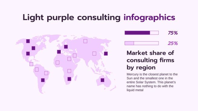 Light Purple Consulting Infographics | Google Slides & PPT