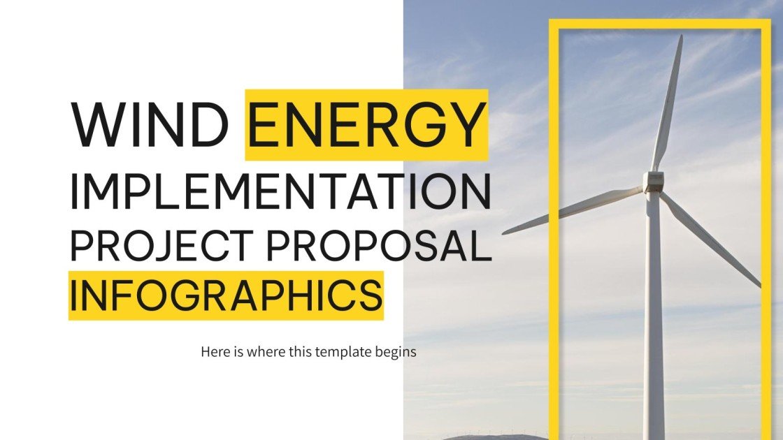 Wind Energy Implementation Project Proposal Infographics