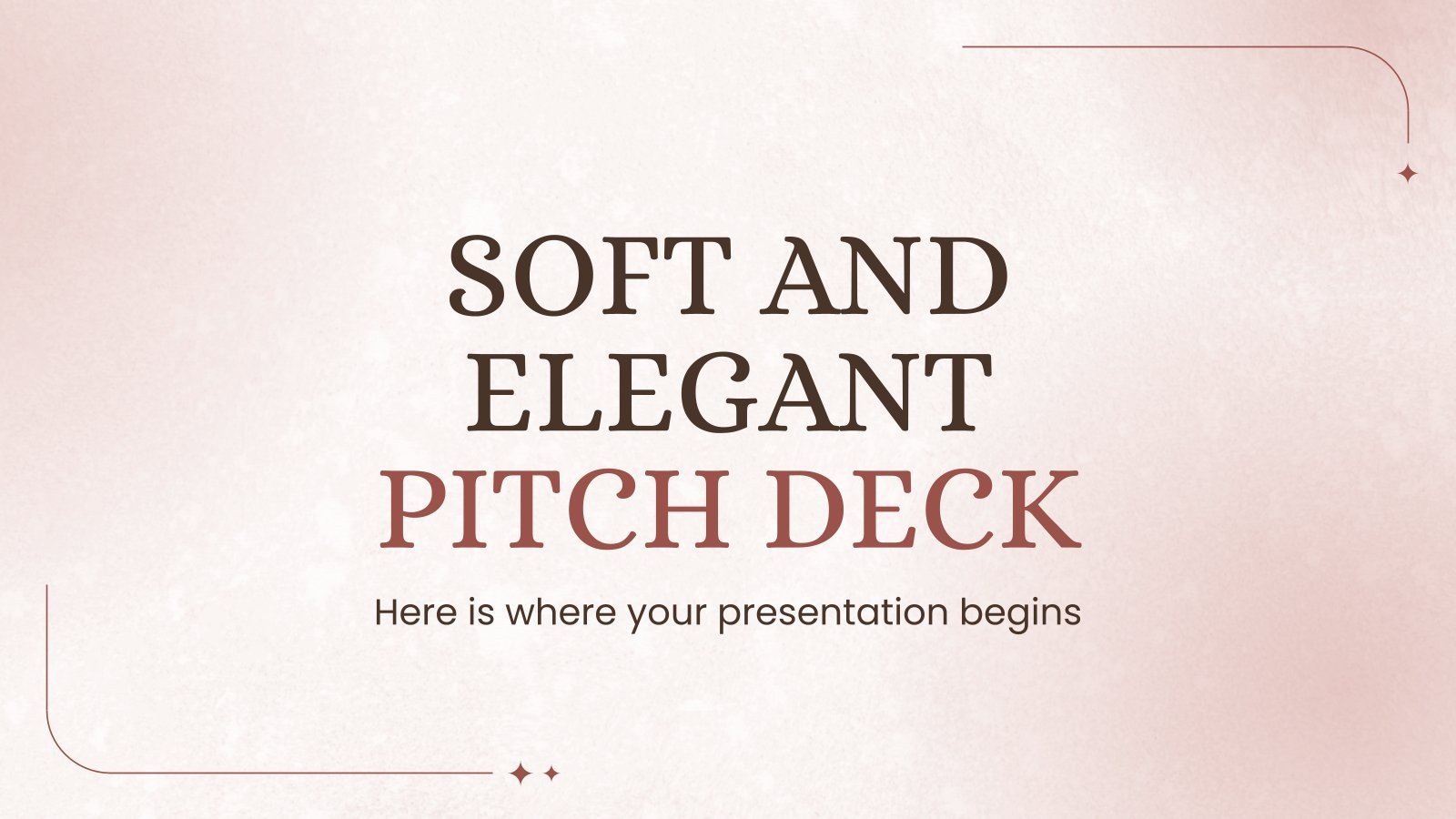 Soft and Elegant Pitch Deck | Google Slides & PowerPoint