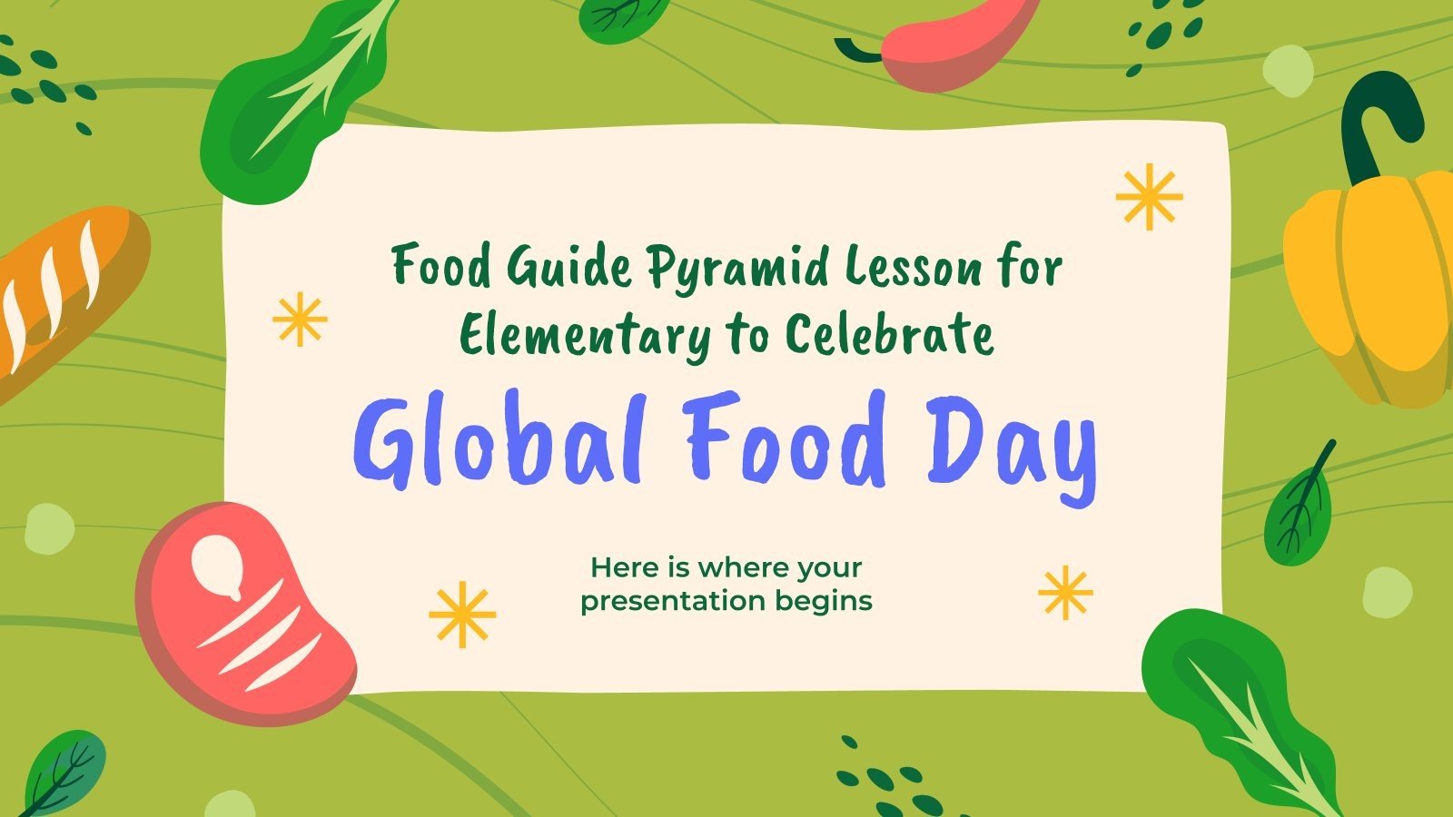 Lesson for Elementary to Celebrate Global Food Day