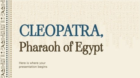 Kleopatra, die Pharaonin von Ägypten | Google Slides & PPT