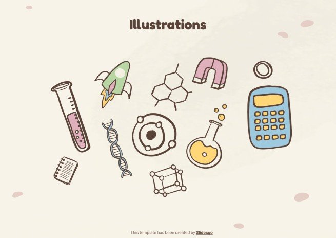 Kimok Science Doodles Style Illustration/Icon Pack
