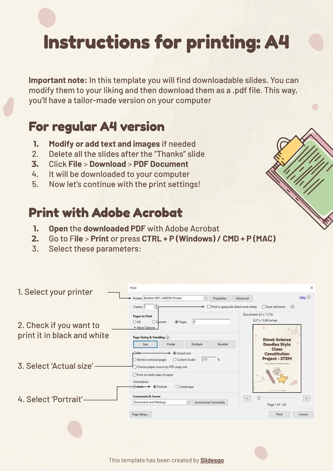 Kimok Science Doodles Style Class Constitution Project