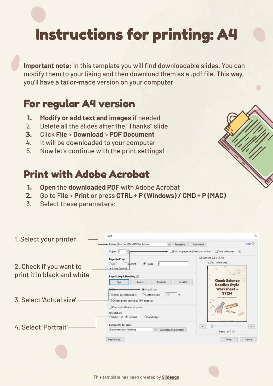 Kimok Science Doodles Style Worksheet - Daily Learning: STEM