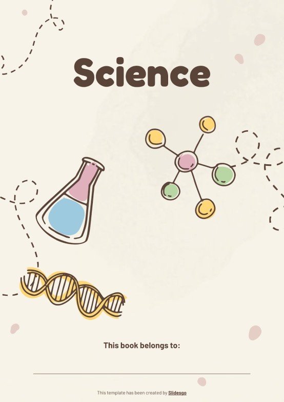 Kimok Science Doodles Style Binders/Covers