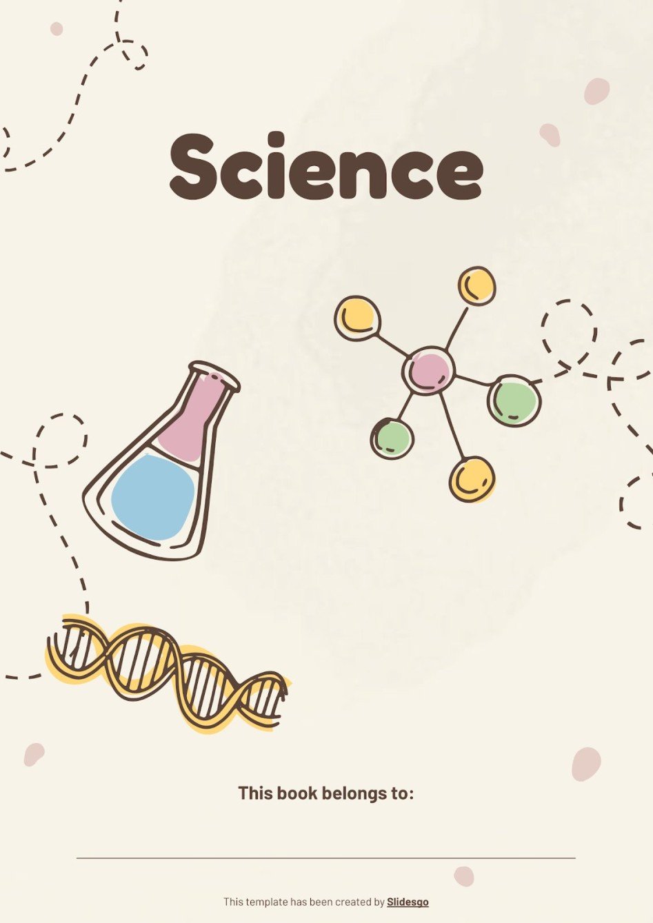 Kimok Science Doodles Style Binders/Covers