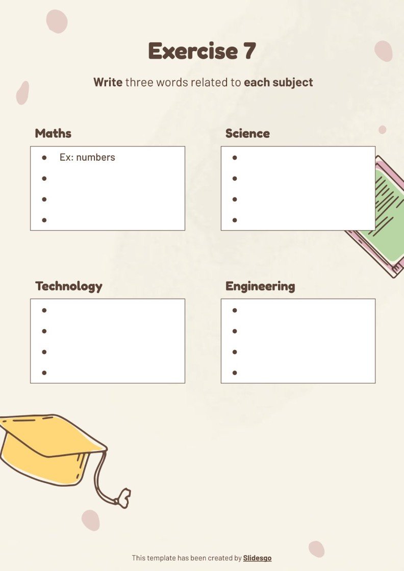 Kimok Science Doodles Style Worksheet - Daily Learning: STEM