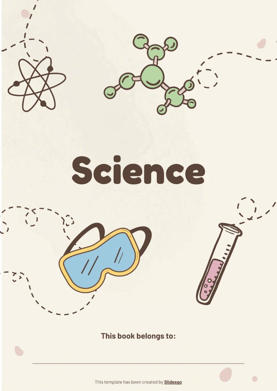 Kimok Science Doodles Style Binders/Covers